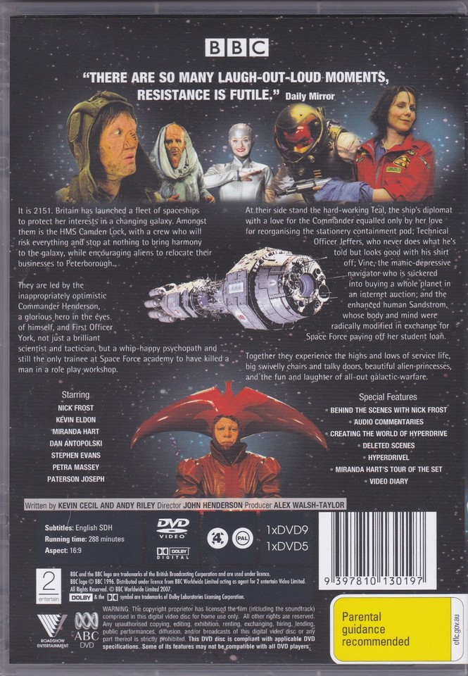 Hyperdrive - Series One - DVD | eBay