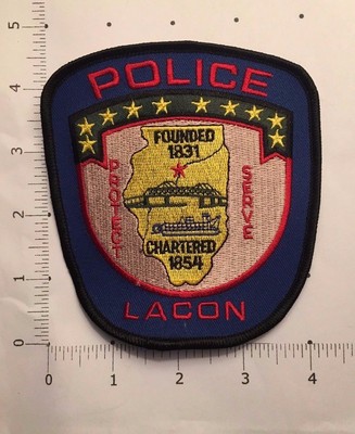 Lacon Police Patch - Illinois | eBay