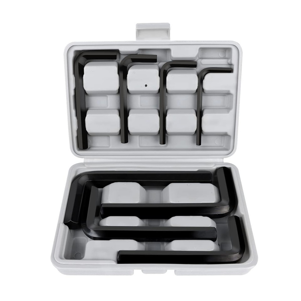 Jumbo Allen Wrench Set 8 Pack Extra Large Hex Key Set Sizes 1/4 5/16 3/ ...