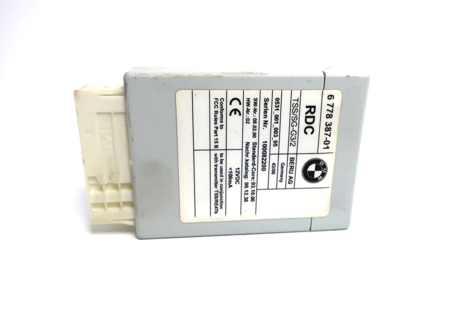 BMW OEM Tire Pressure Control Unit TPMS RDC Module 677838701 | eBay