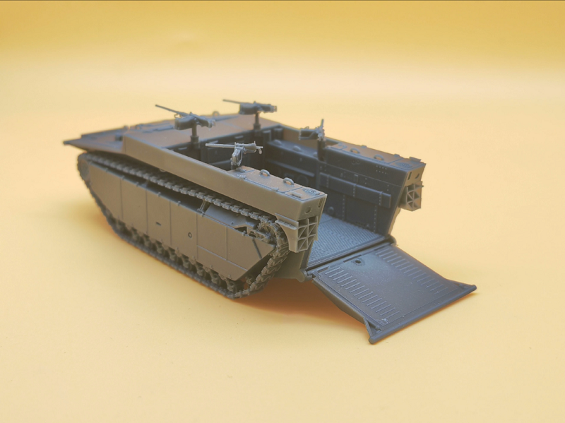 1/72 WW II US "LVT-4 amphibious armored vehicle" Tank model kit (3D ...
