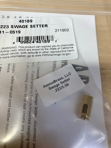 223 Swage setter | eBay