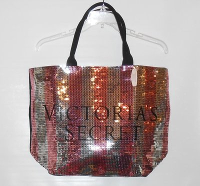 Victoria's Secret Bling Sequin Black Friday 2015 Tote Handbag + Body ...