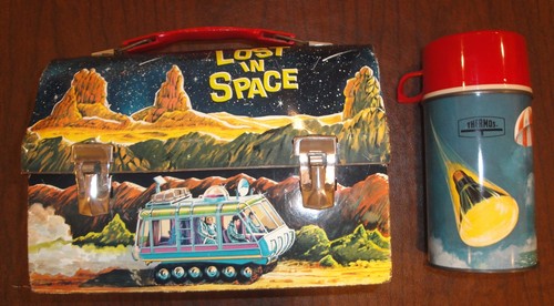 ** VTG & Rare 1967 Lost In Space Tin Lunch Box w/Thermos ** | eBay