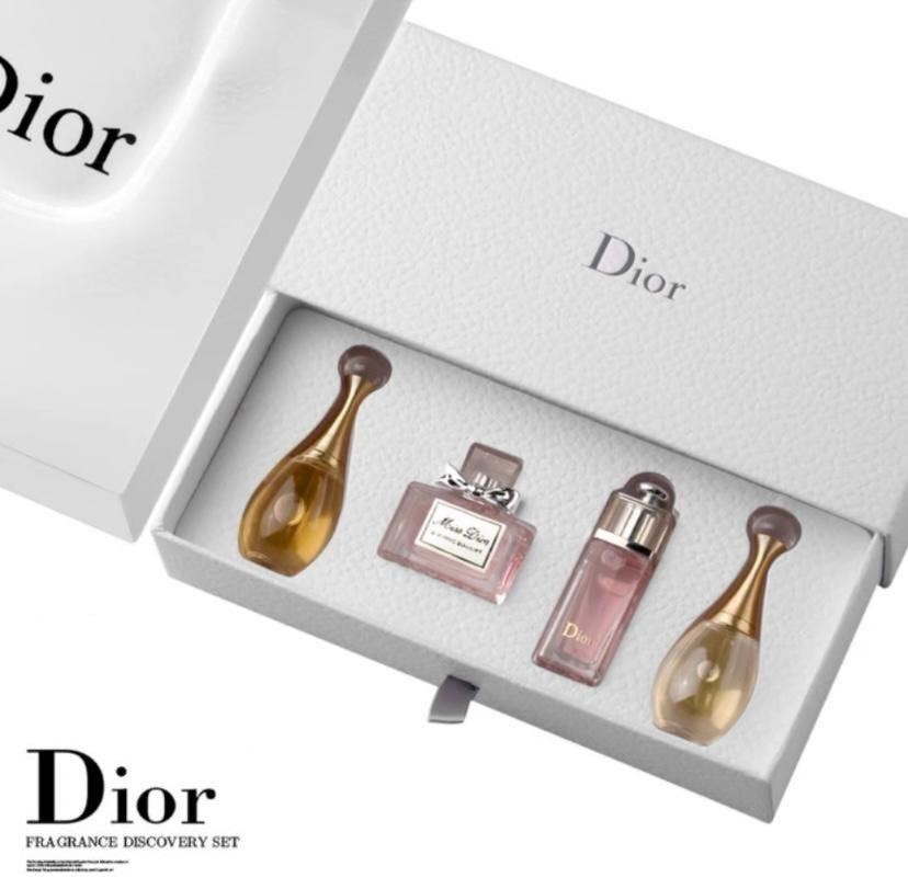Dior 4-Piece Perfume Set - Mini Travel Fragrance Gift Box | eBay