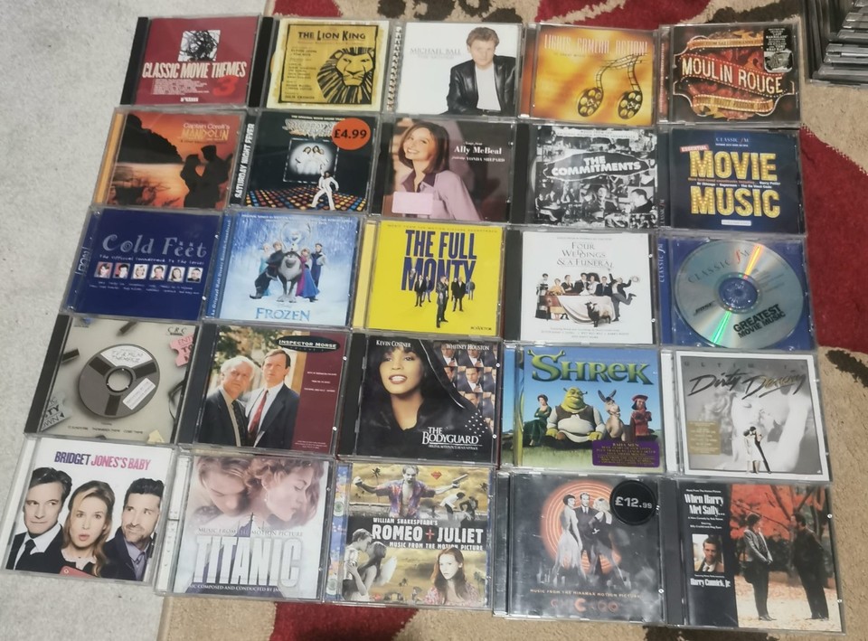 Movie Soundtrack Albums With Various Artists Joblot Bundle x 48 (Approx ...
