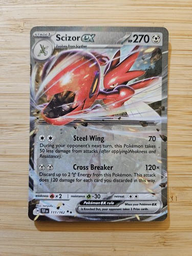 Scizor ex 111/162 Temporal Forces (TEF) NM Double Rare Pokemon Card | eBay