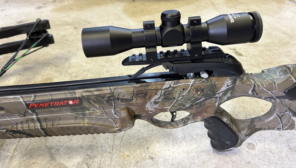 Barnett Penetrator Crossbow - 350 fps - with 175 lbs. Draw Weight, 4x32 ...