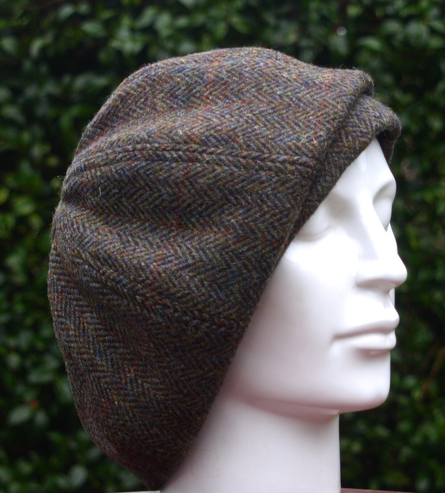 Handmade Harris Tweed Scottish Tam/Berets With Extra Volume Hats | eBay UK