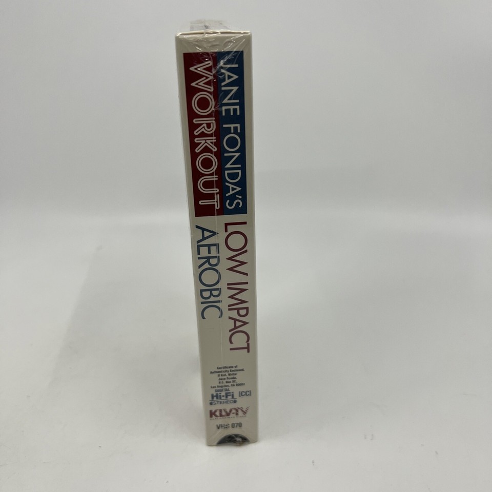 Jane Fondas Low Impact Aerobic Workout (VHS) New Sealed B64 10083007018 ...