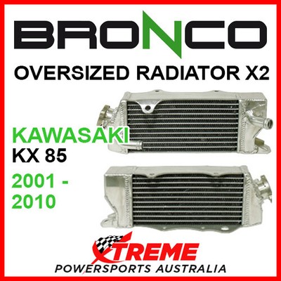 Psychic/Bronco KAWASAKI KX85 KX 85 2001-2013 OVERSIZED Dual Radiator | eBay