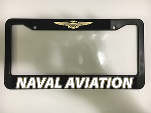NAVAL AVIATION US pilot MARINE COAST GUARD Navy Black License Plate ...