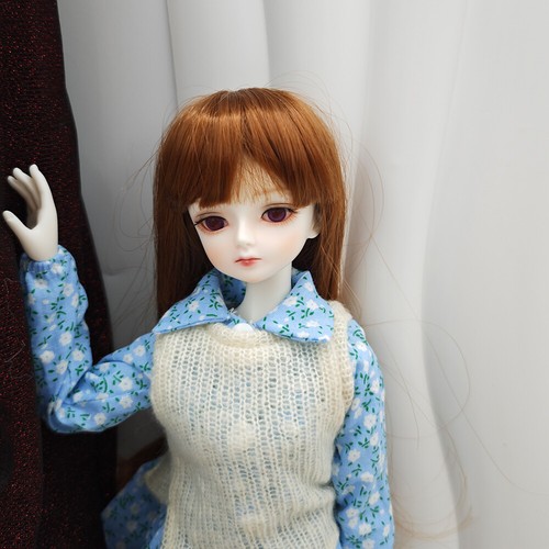 Full Set 1/4 BJD Pretty Girl Doll Resin Ball Jointed Doll with Eyes ...