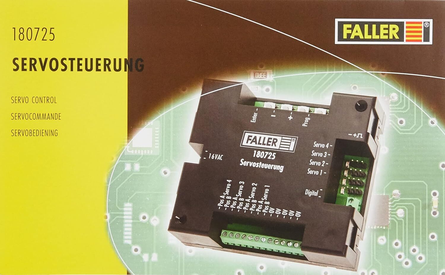 Faller Servo Control for 4 Connectable Servos, Model Railway ...