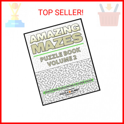 Amazing Mazes Puzzle Book 2 - Mazes For Adults (Maze Books For Adults) Paperback | eBay