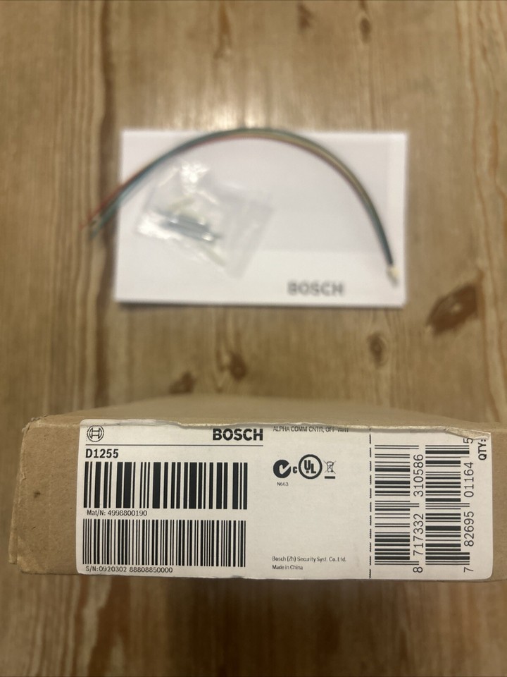 Bosch D1255 Security System Alarm Text keypad fluorescent off white ...