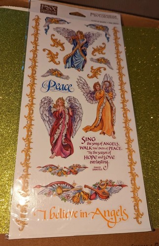 PSX Designs for Creativity Stickers musical angels Christmas Scrapbook ...