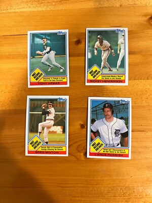 1983 Topps Baseball COMPLETE Set (1-792) Boggs Gwynn Sandberg RC - MN ...