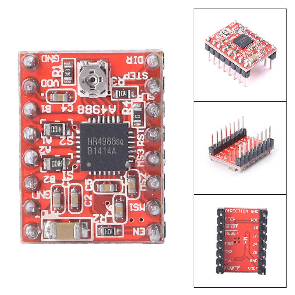 1PC A4988 Driver Module StepStick Stepper Motor Driver Fit For Reprap ...