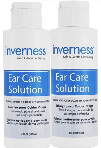 INVERNESS Polycarbonate Ear Piercing Care Solution 4 Oz - Lot of 2 | eBay