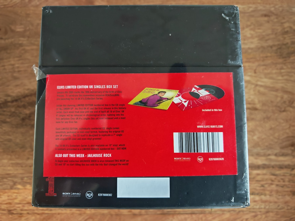 Elvis Presley RCA '18 UK #1's' (Sony & BMG) 2005 Limited Edition CD ...