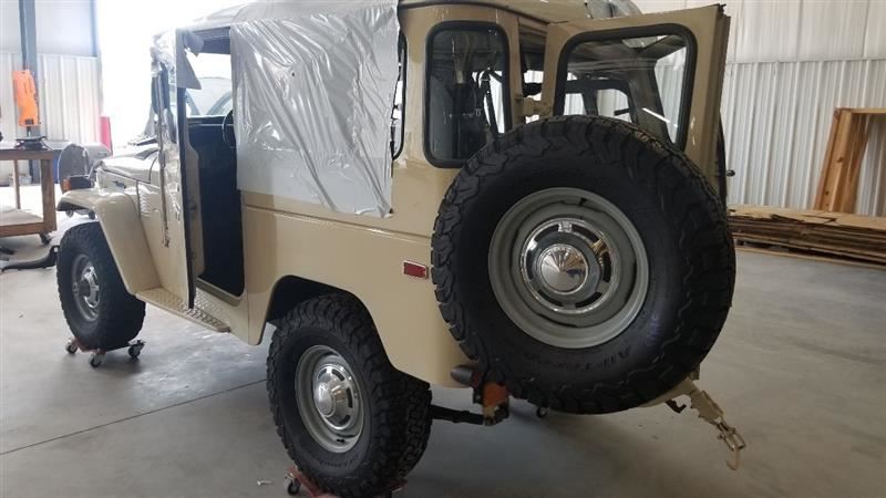 77 TOYOTA LAND CRUISER FJ40 4X4 FRONT REAR LEAF SPRING SHOCK STRUT SET ...