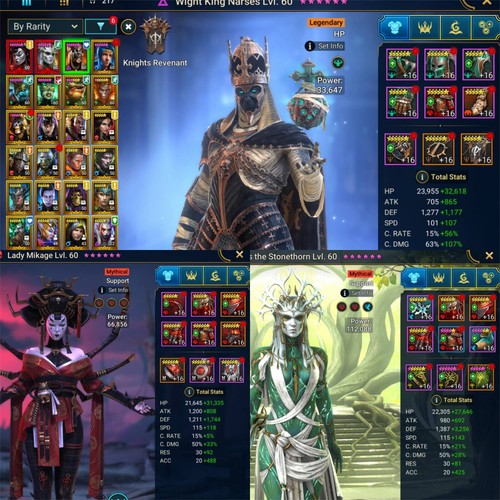 Raid Shadow Legends!Starter!2 Mythic 28 Legend!Mikage,Arbais,Narses ...