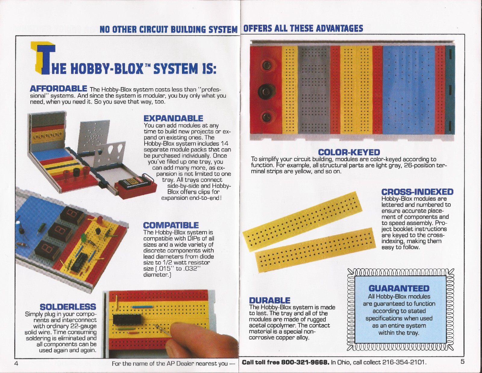 HOBBY-BLOX Modular Electronics Protoype Breadboard System-choice of ...
