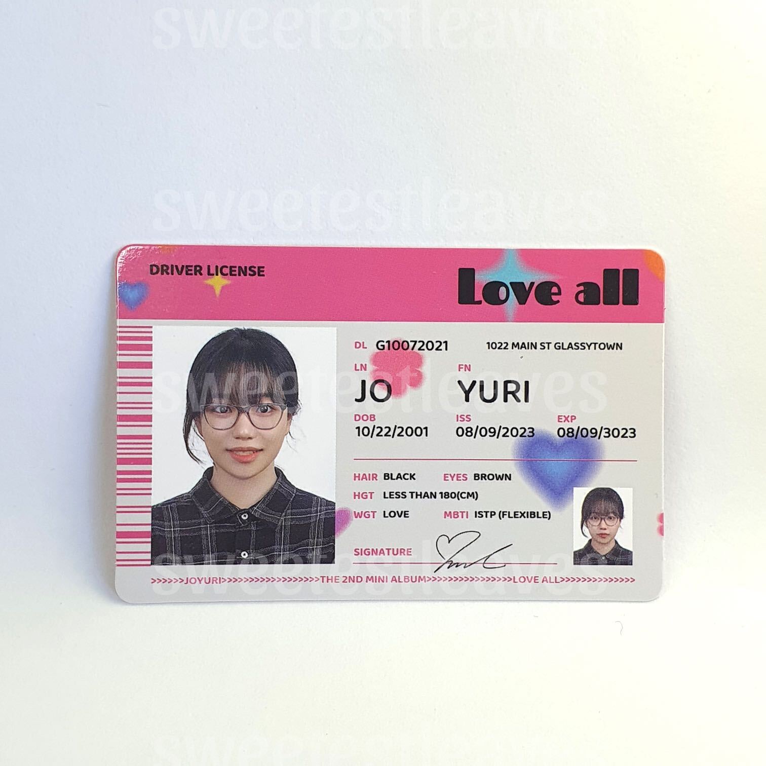 JoYuri Love All album ID photocard | eBay