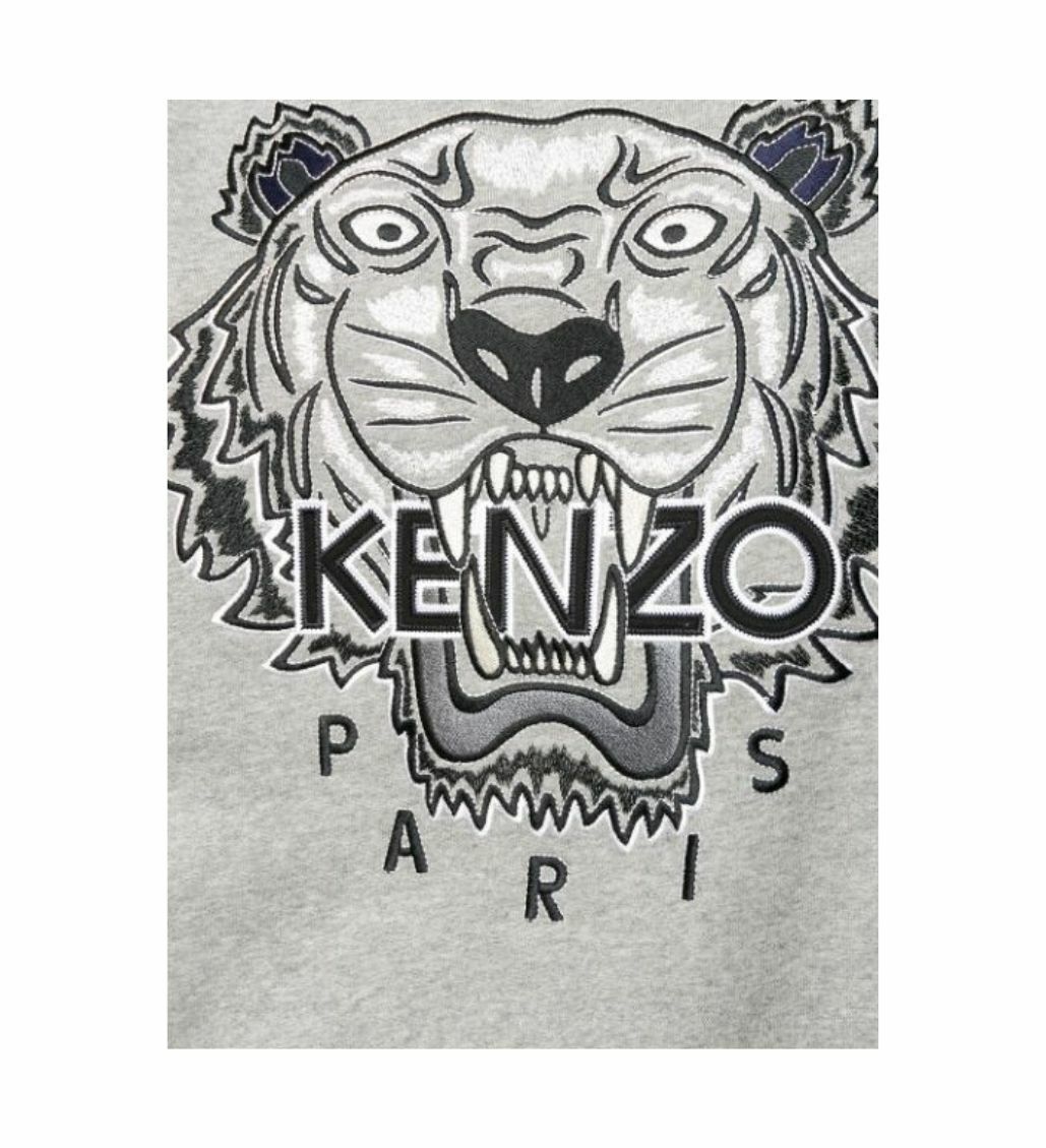 Kenzo Mens Tiger Logo Embroidered Grey Sweatshirt | eBay Kenzo Mens Tiger Logo Embroidered Grey Sweatshirt | eBay
