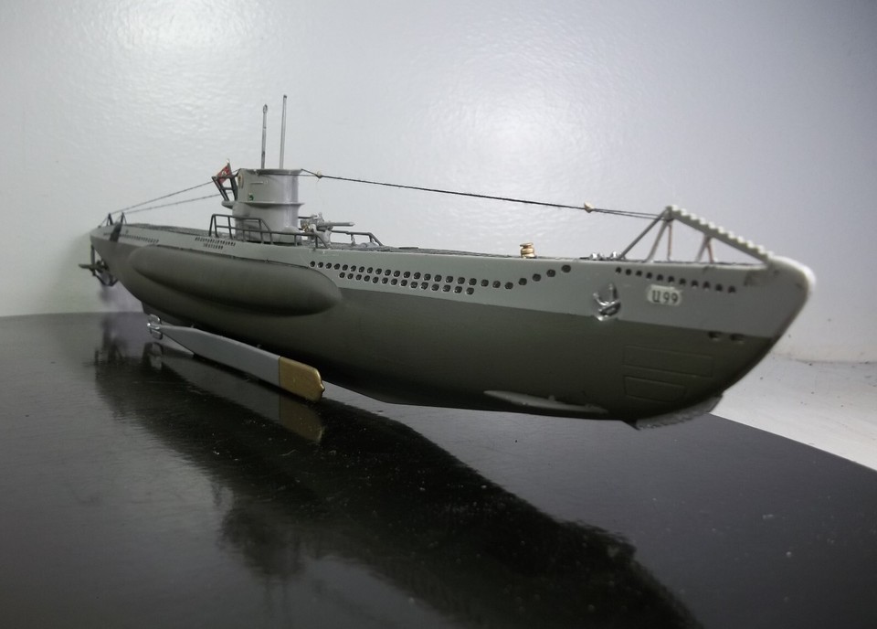 BUILT LARGE 1/125th SCALE WWII GERMAN TYPE VIIc U-BOAT "DAS BOOT ...
