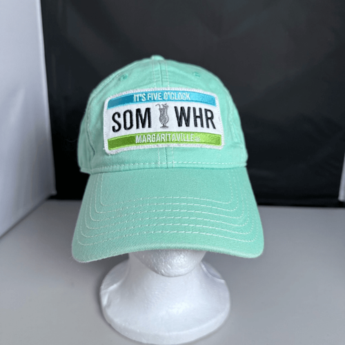 Jimmy Buffet Margaritaville Hat Womens Green Cap Adjustable Happy Hour ...