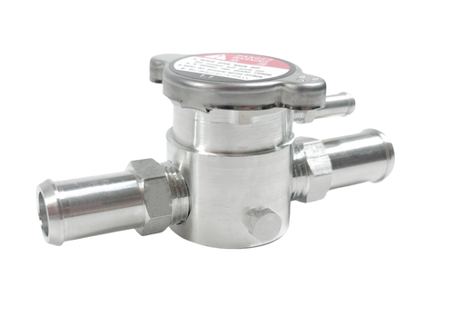 Alloy In line Filler Neck Radiator Hose 3/4" 19mm Inlet/Outlet With 1.1 ...