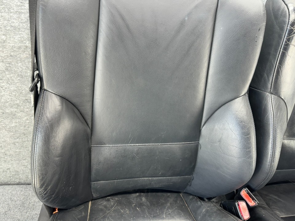 BMW E46 Convertible Front and Rear Sport Heated Seats Black Assembly ...