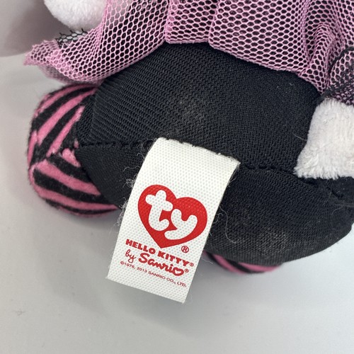 TY Sanrio Hello Kitty Big & Mini Plushie Pink/black Skull Tutu Gothic ...