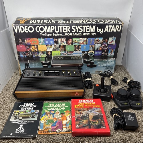 Atari 2600 Console Original 6 switch Console In Box Joystick game ...