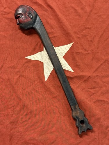 1800’S NATIVE AMERICAN WARRIOR PAINTED INDIAN FACE FIGHTING WAR CLUB | eBay