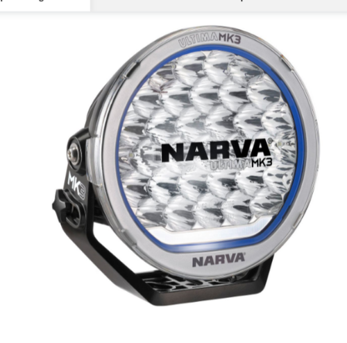 Narva 71742 Satin Ultima 215 MK3 Led Driving Hybrid Beam Single Light ...
