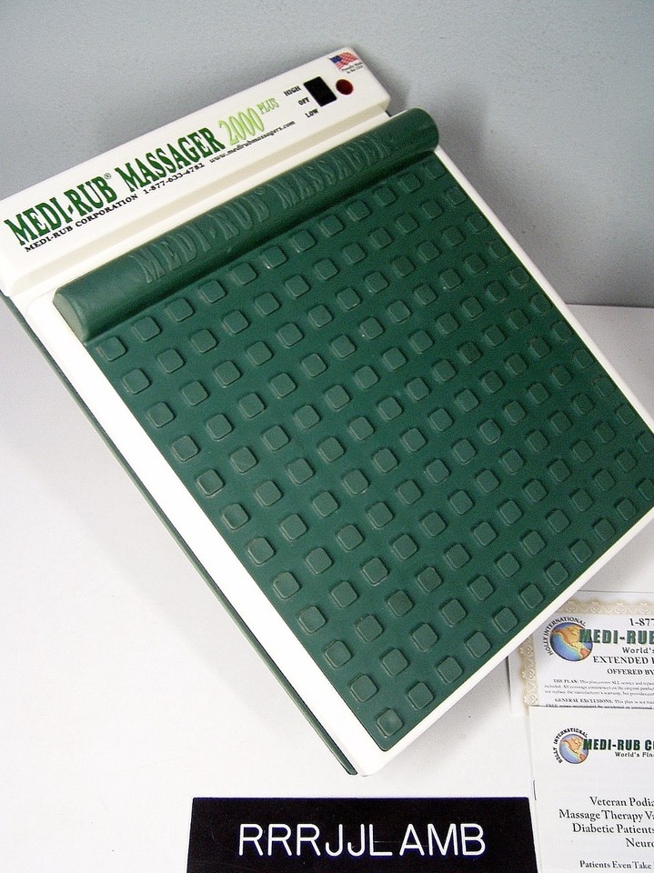 Medi-Rub Medirub Foot Massager 2000 + Plus Model MR-3F Working Great w ...