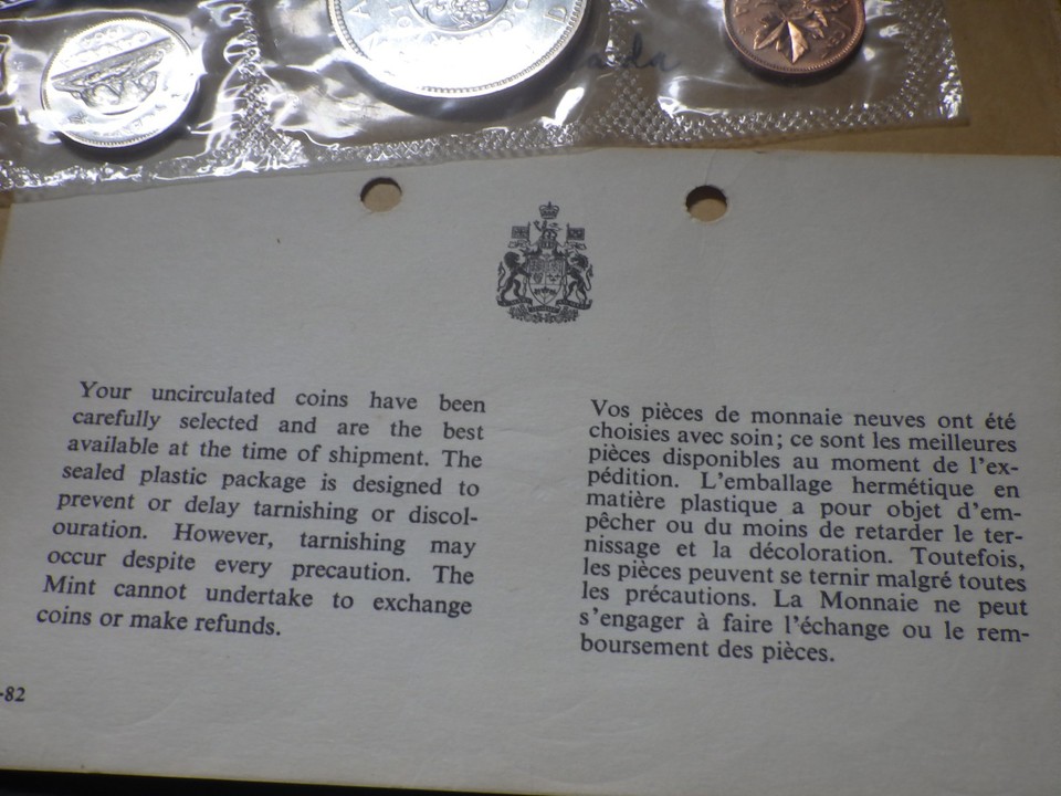 Complete 1964 CANADA PROOF-LIKE MINT SET W/ CHARL0TTE TOWN Canada ...