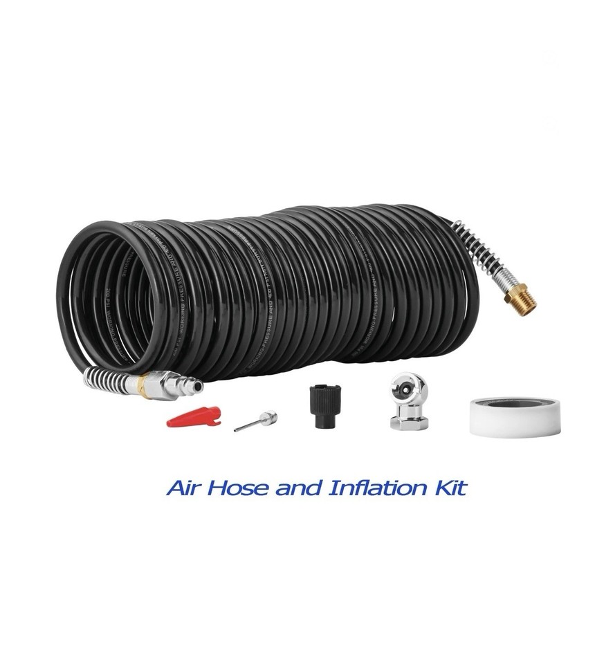 Hyper Tough 508.3012929 Oil-free Portable Air Compressor with Hose 3 ...