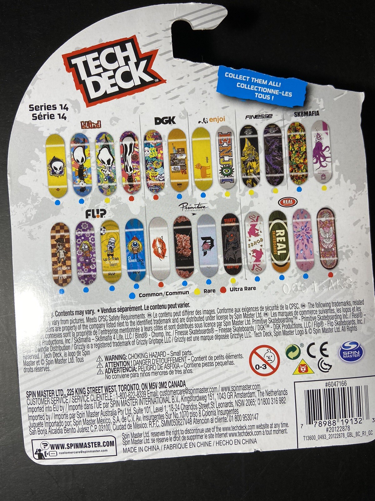 Tech Deck Ultra Rare Real Skateboards Ishod Wair Series 14 | eBay
