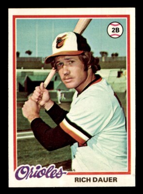 1978 Topps Baseball #237 Rich Dauer NM/MT *d5 | eBay
