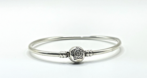 Pandora Moments Sparkling Star Limited Edition Sterling Silver Bangle ...