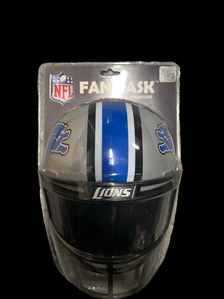 Detroit Lions Fan Helmet Mask FREE SHIPPING MAN CAVE NFL | eBay
