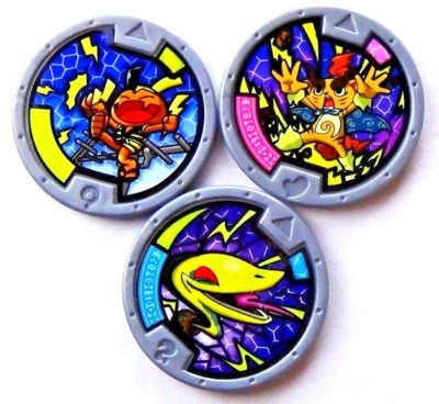 Yo-Kai Medals Watch Series 1 Medallion USA Hasbro Urnaconda Komiger ...