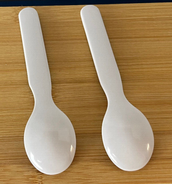 Set 2 Bumblebee Transformers Baby Child Spoons Porcelain 2009 Hasbro 5. ...