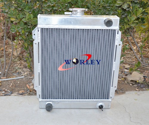 Aluminum Radiator+FAN For Nissan Datsun B110 1200 120Y B210 1.2L 1970 ...
