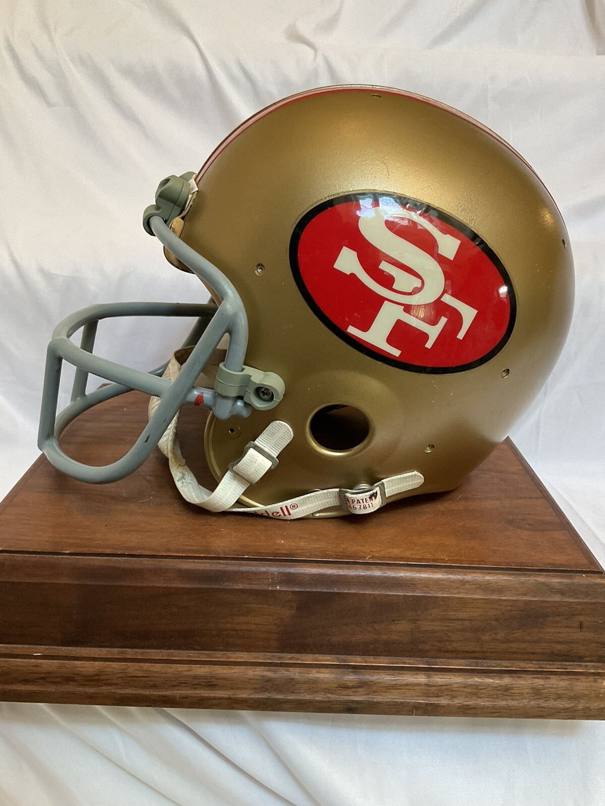 Vintage 1978 Riddell PAC3 Football Helmet San Francisco 49ers Schutt ...