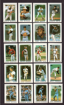 1986 Topps MAJOR LEAGUE BASEBALL LEADERS Set (66 Super Glossy cards) 15 ...